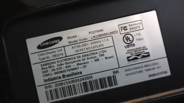 "tv lcd 22 polegadas" no Brasil