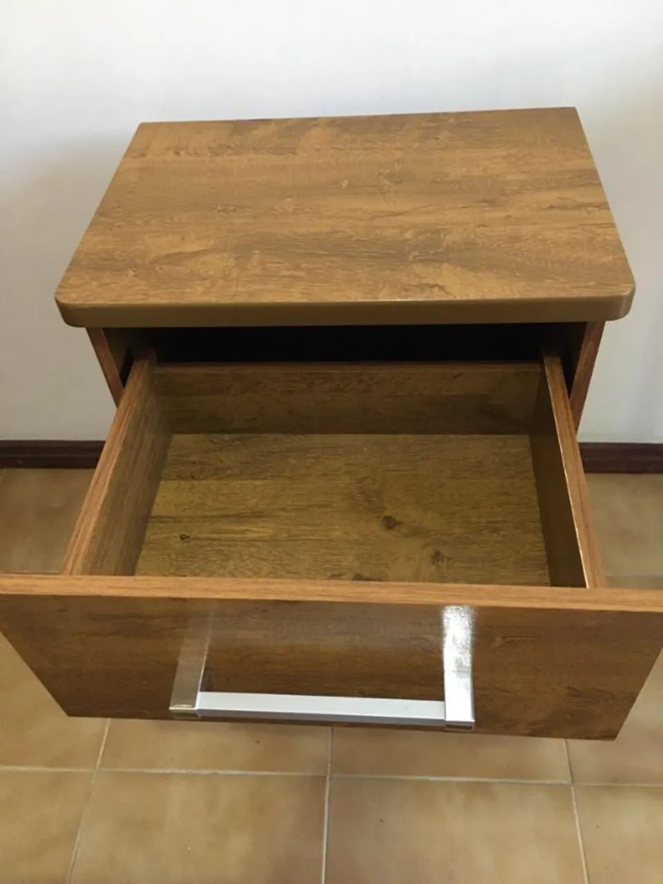 Criado cronus 2 gavetas E corrediça telescópica D'DORO - pés inclusos ...