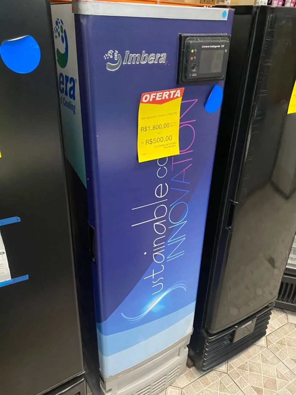 Refrigerador Imbera VR08 - Porta de Chapa - Mostruário. - Geladeiras e ...