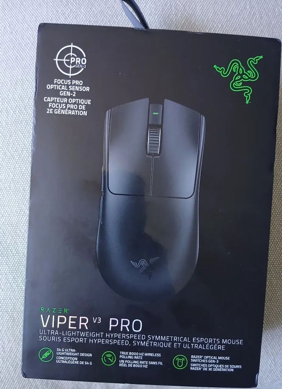 Mouse Gamer Razer Viper V3 Pro 4.8(2,3 - Periféricos e Acessórios de ...