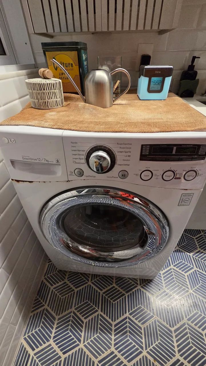 Lava e seca LG 127V 12kg bom estado - Máquinas de Lavar e Secadoras ...