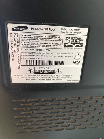 Samsung 43 polegadas plasma | +102 anúncios na OLX Brasil