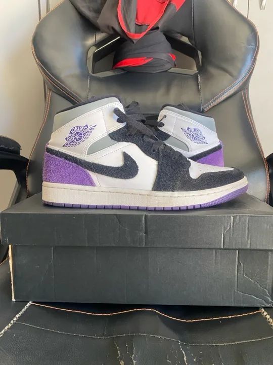 "air jordan roxo" no Brasil