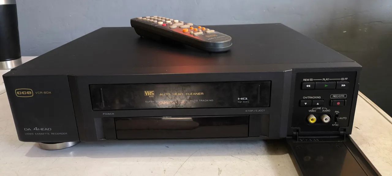 Vídeo Cassete VHS CCE - VRC 80X - DVD, Blu-Ray e Vídeo Cassete ...