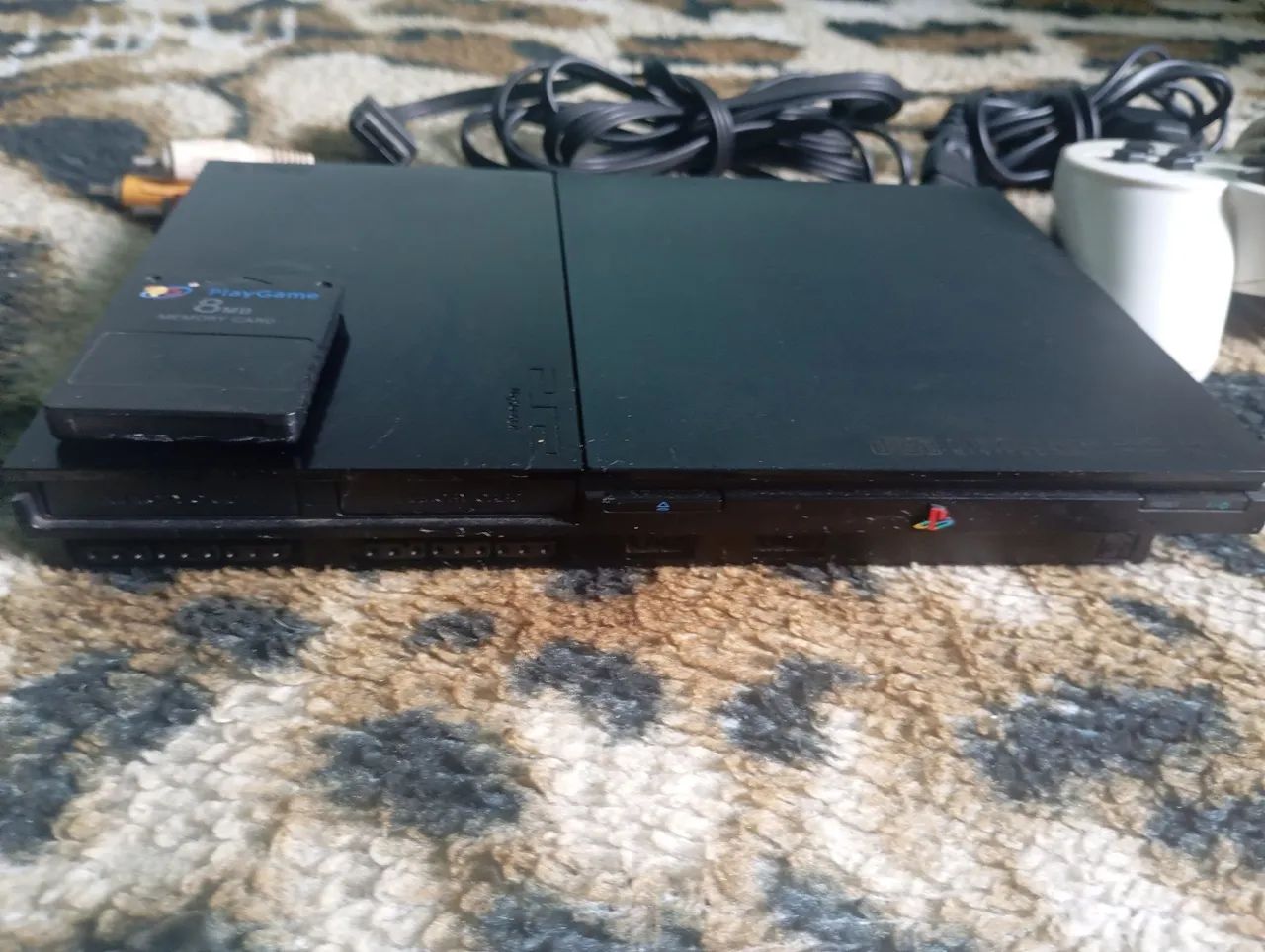 PS2 matrix com controle e todos os cabos - Consoles de Vídeo Game ...