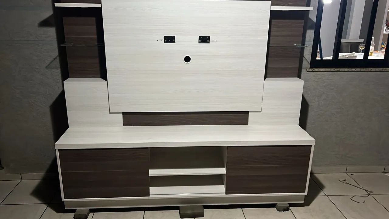 Painell / Rack em MDF duplo para TV - Racks e Painéis - Cidade Jardim ...