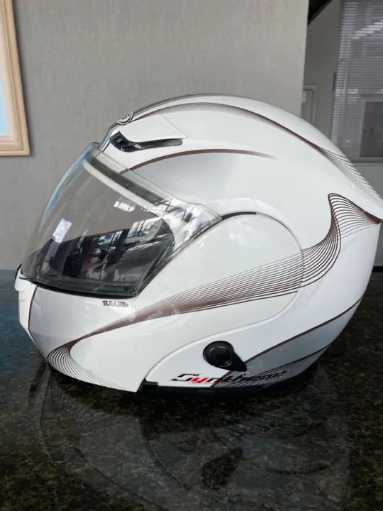 Capacete ZEUS HELMETS Mod. 3000A- Branco - Motos - São Braz, Curitiba ...