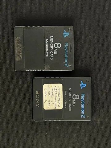 "memory card de ps2 original" no Brasil