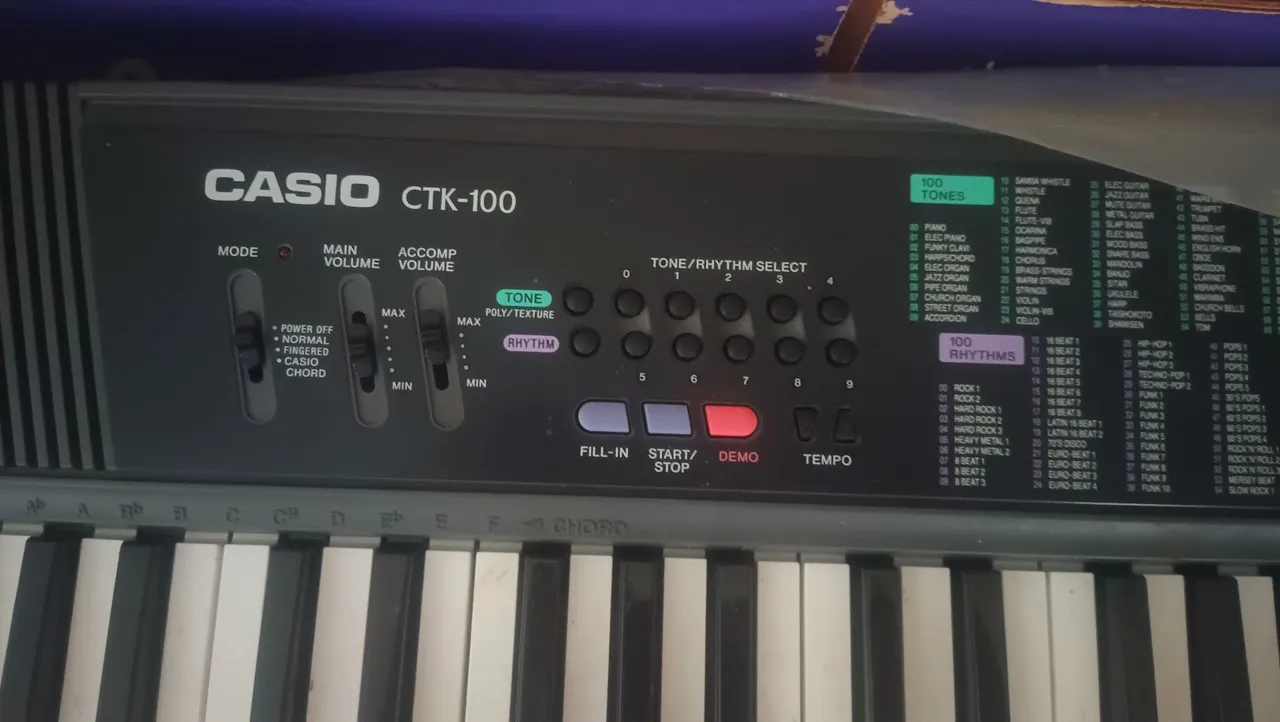 "teclado ctk 100" - Instrumentos musicais no Brasil