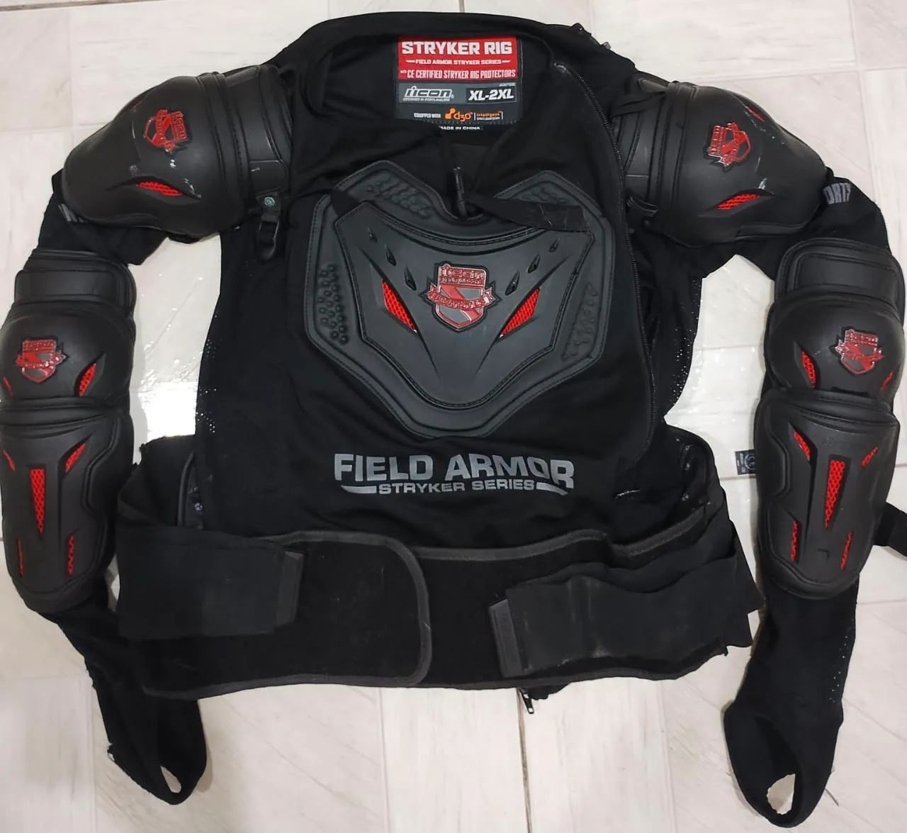 Armadura de Proteção Icon Field Armor Stryker? Rig - Motos - Ipiranga ...