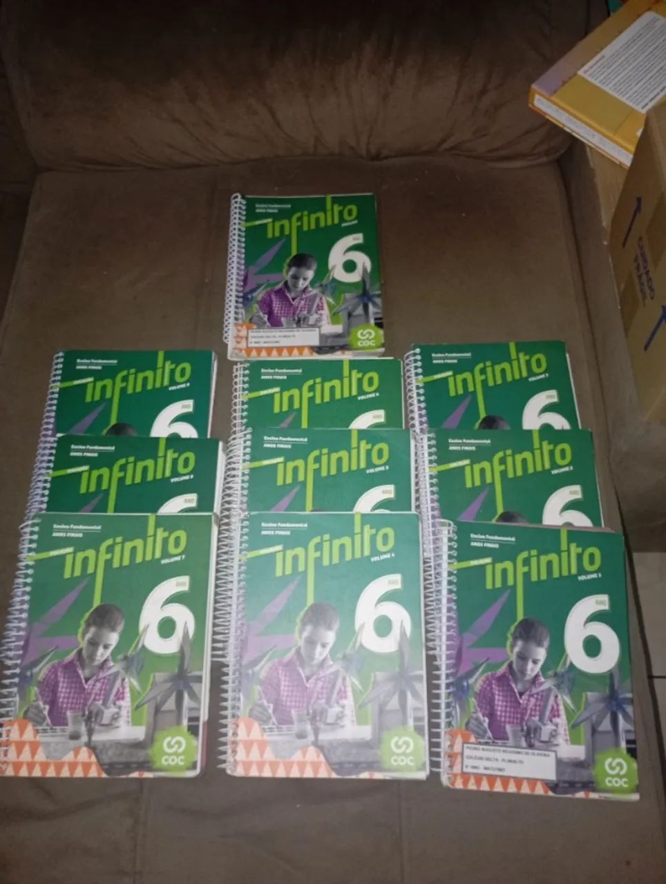 Vendo coleção completa dos livros COC infinito - 6° ano - Livros e ...