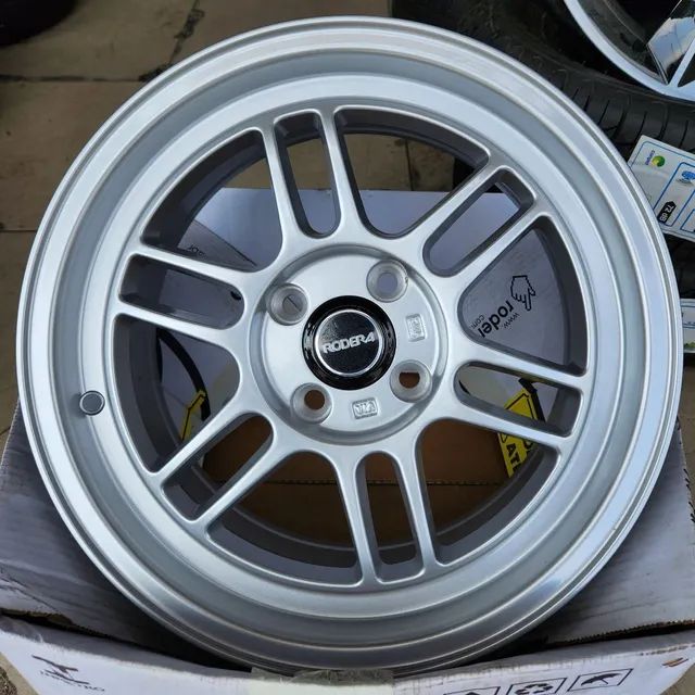 Jogo de rodas RPF1 Rodera aro 15 Furação 4x100 - Peças para carros ...