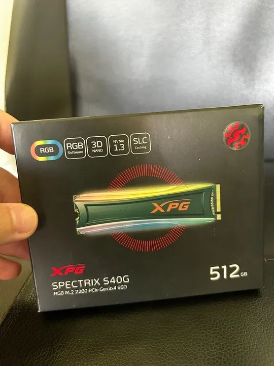 Ssd M2 XPG 512gb RGB Spectrix S40G - Armazenamento - Brasília, Sete ...