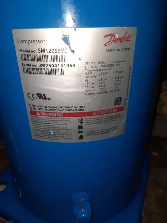 Compressor Danfoss SM120S9VC - Ventiladores e Climatizadores - Dois ...