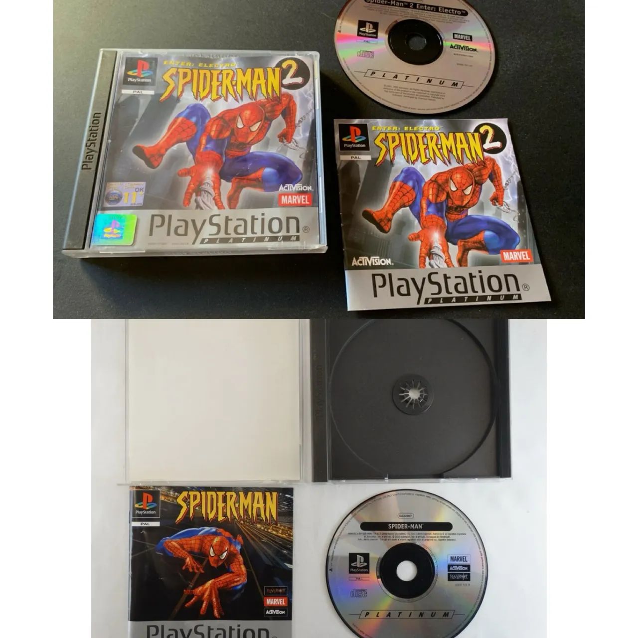 Jogos originais ps1 spider man 1 /2 - Jogos de Vídeo Game - Samambaia ...