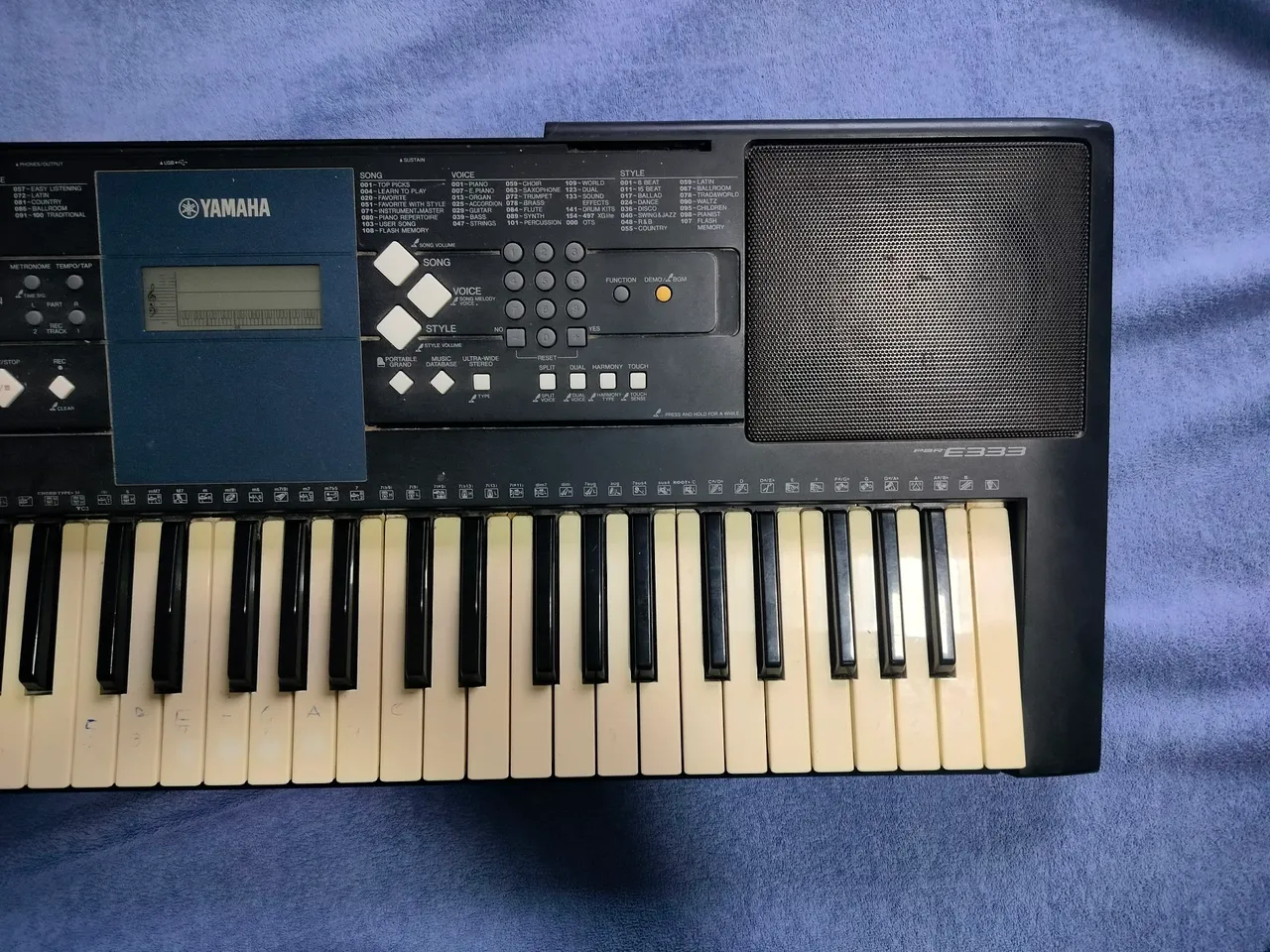 "teclado yamaha e333" - Instrumentos musicais no Brasil