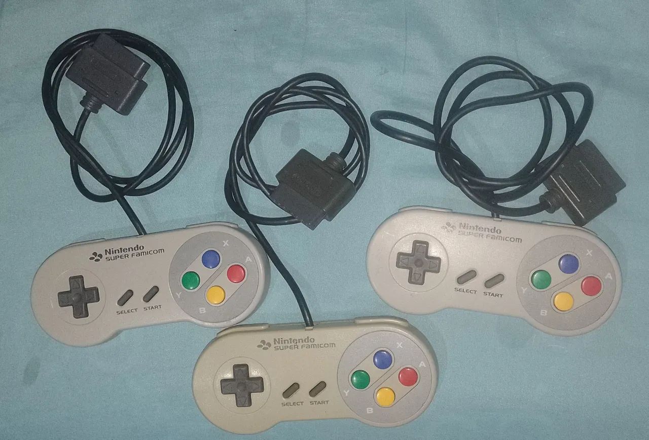3 Controles Super Nintendo/Famicom originais - Peças e Acessórios de ...
