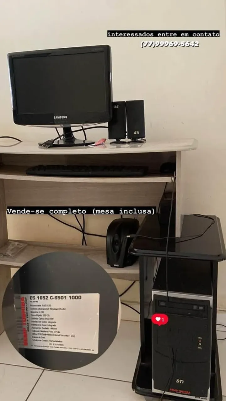 "computador de mesa completo" - Computadores e Desktops no Brasil