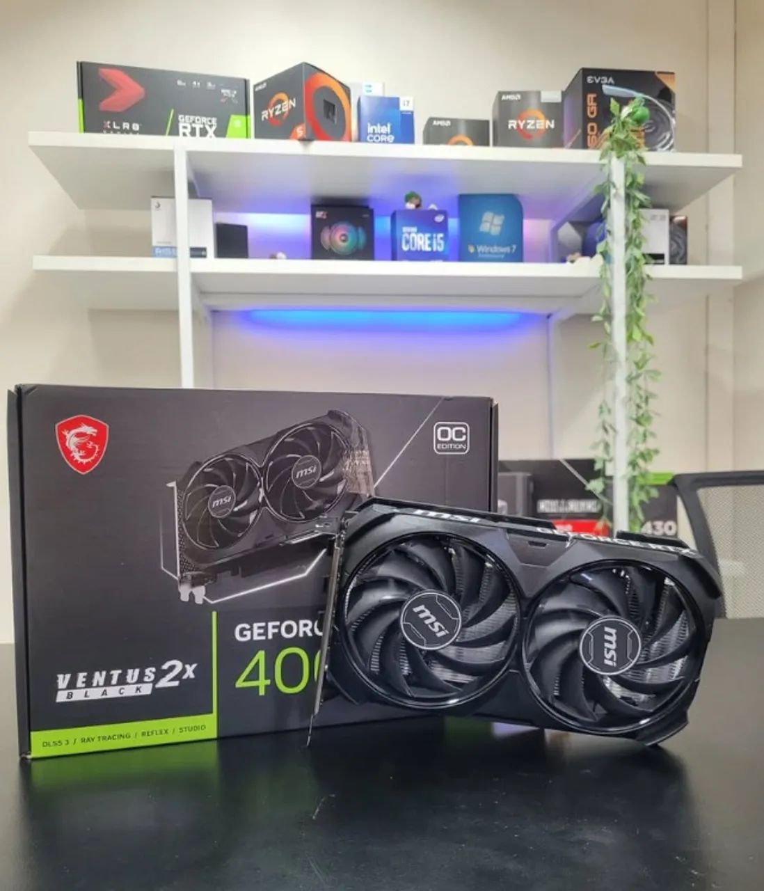 Placa de Vídeo MSI NVIDIA GeForce RTX 4060 Ti VENTUS 2X BLACK - com ...