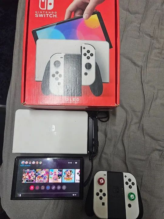 Nintendo Switch Oled desbloqueado - Consoles de Vídeo Game - Jardim Roselândia, Franca ...
