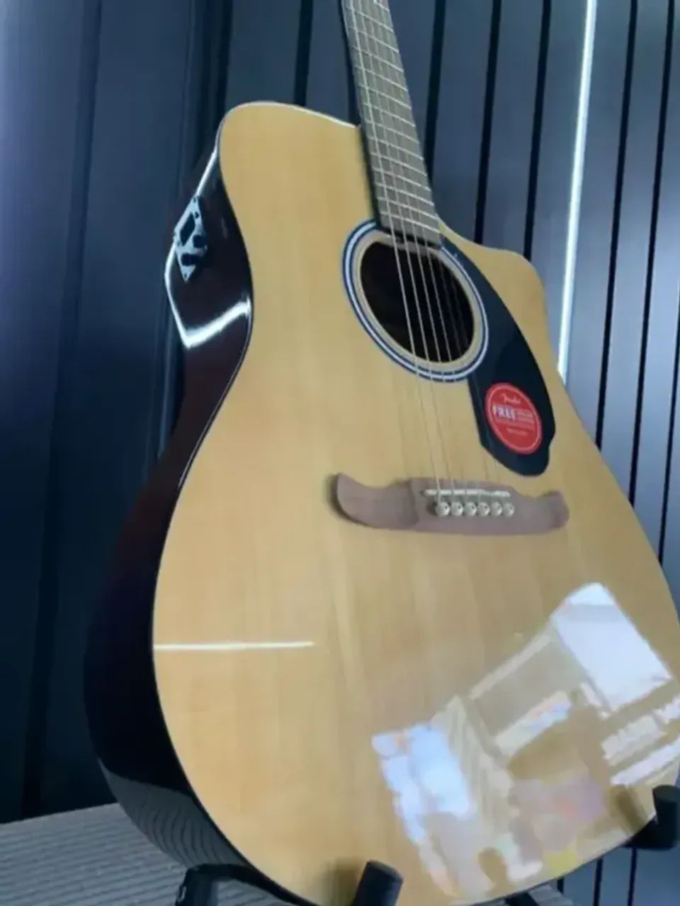 VIOLÃO FENDER DREADNOUGHT - FA-125 NATURAL - Instrumentos musicais ...