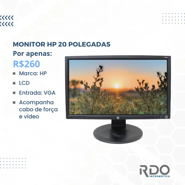 "tela 20 polegadas" no Brasil