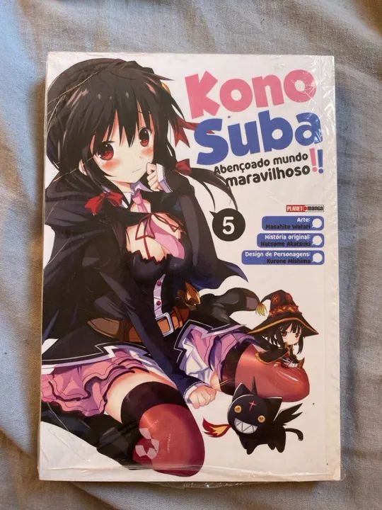 Konosuba volume 1 ao 5 Novo