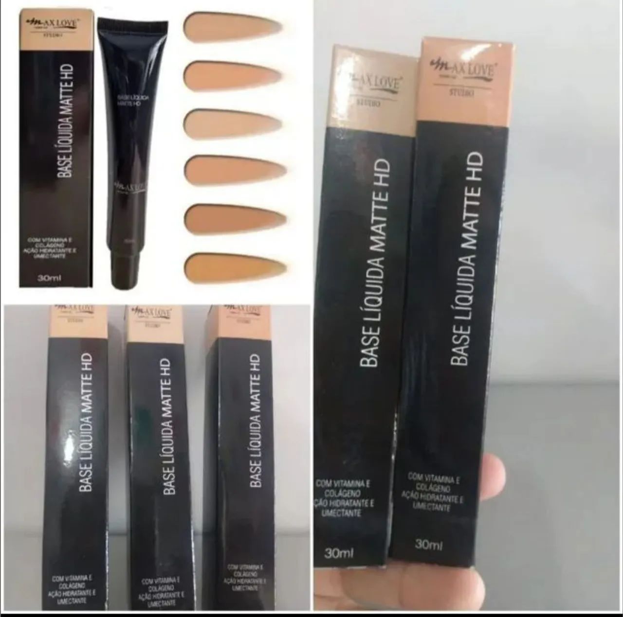 Base Líquida Matte HD Ax Love - 30ml - Acessórios - Mangabeira, João ...