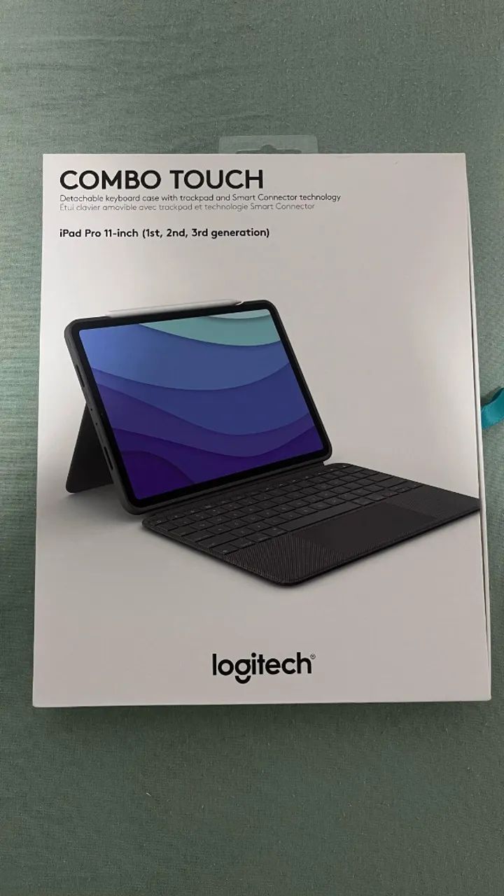 Logitech Combo Touch Para Ipad Pro 11 (1a, 2a E 3a Geração) - Tablets e ...