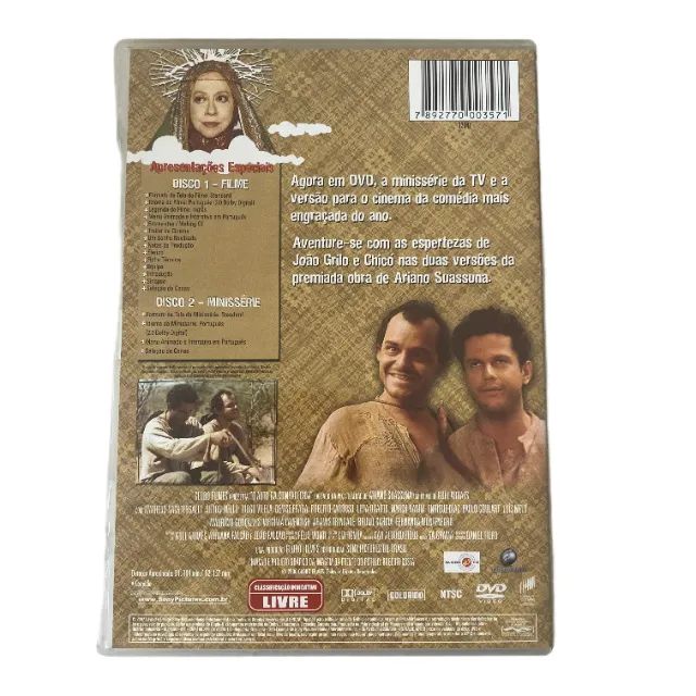 DVD O Auto Da Compadecida Original - Box Duplo Físico - CDs, DVDs etc ...