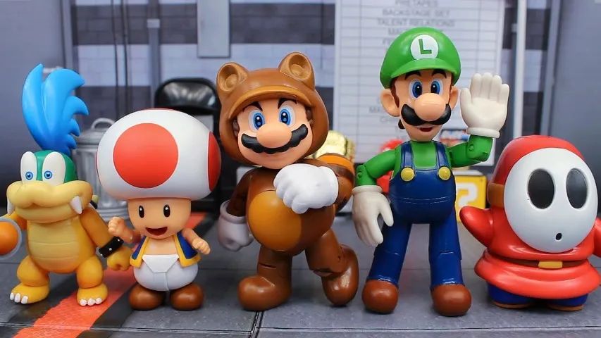 BONECO JAKKS SUPER MARIO - TANOOKI MARIO - Hobbies e coleções - Santo ...