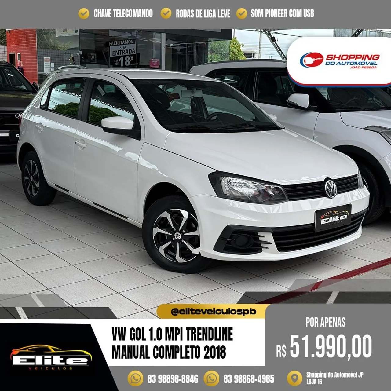 Volkswagen Gol 2018 Usados e Novos