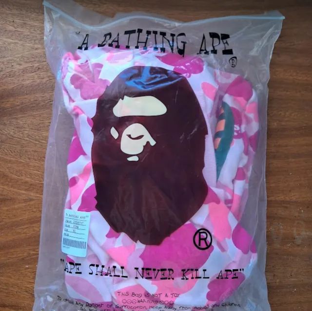 moletom bape rosa shark head (leia descrição) - Roupas - Campo de ...