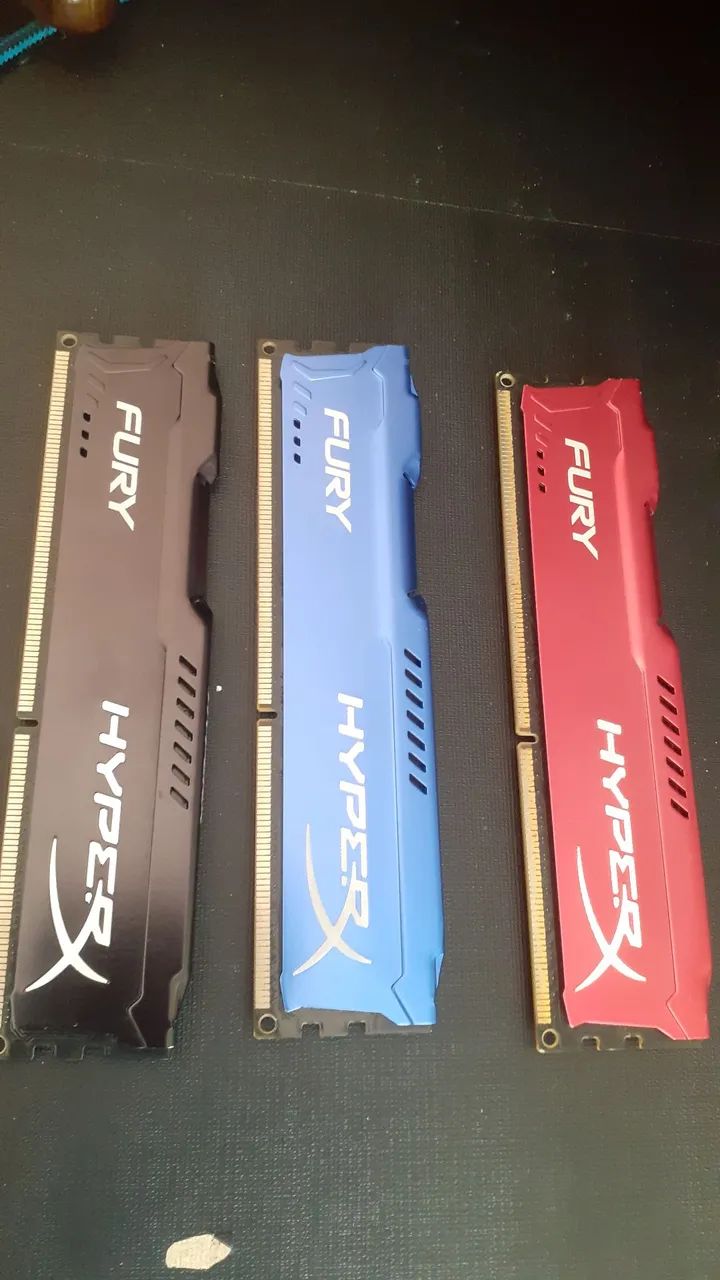 Memórias RAM HyperX Fury DDR3 - Cores Diversas - Memória RAM ...