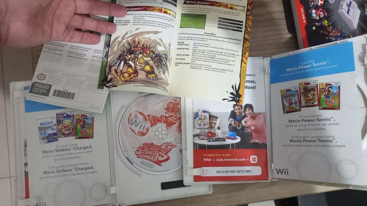 Mario Tennis e Mario Strikers Nintendo Wii - Jogos de Vídeo Game - Alto ...