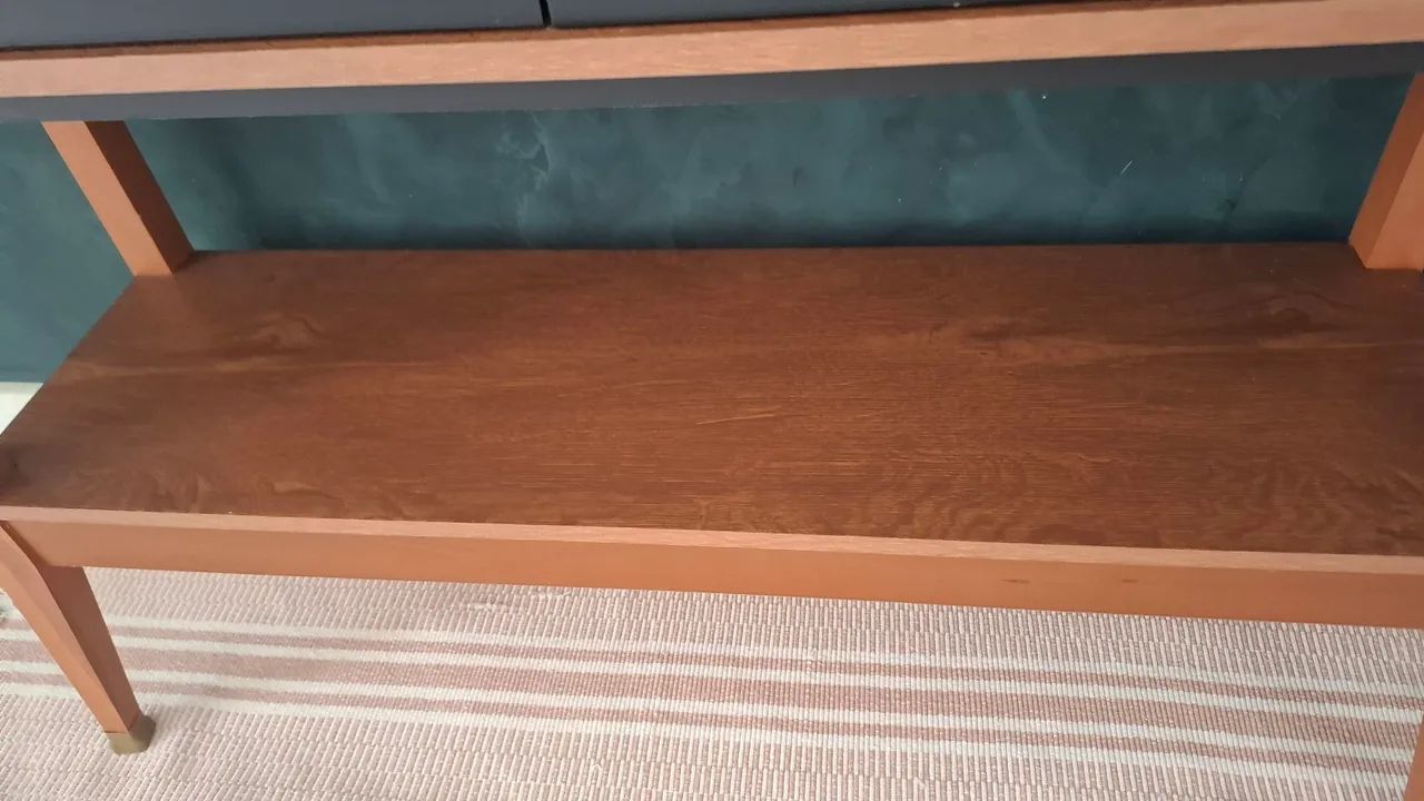 Rack rústico MDF preto com caramelo 2 gavetas - Racks e Painéis - Imbuí ...