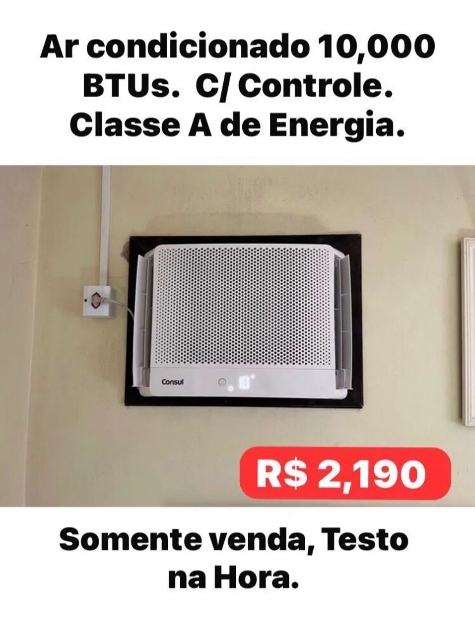 Ar Condicionado Consul Janela - Ar-condicionados - América, Joinville ...