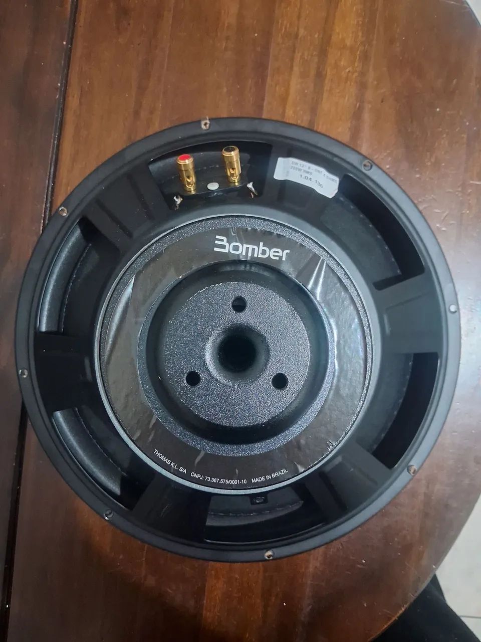 ALTO FALANTE SUBWOOFER BOMBER ONE DE 12 POLEGADAS 200W RMS 4 OHMS ...