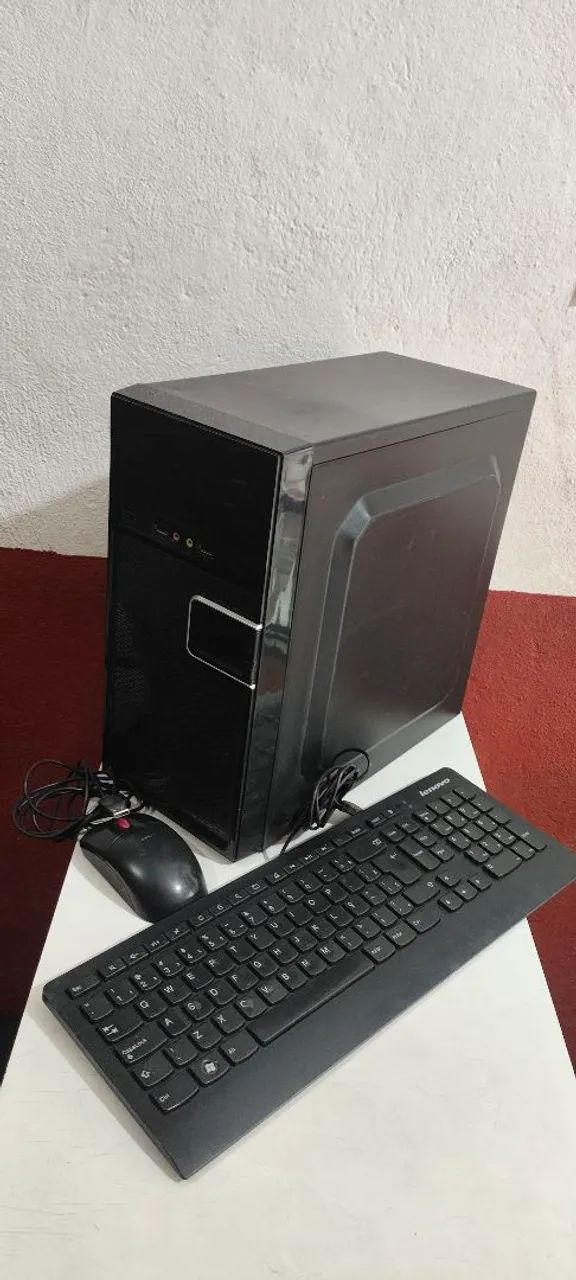 Computador core 2 duo, 4 gb ram, 1000 jogos SNES e arcade, trabalho e ...