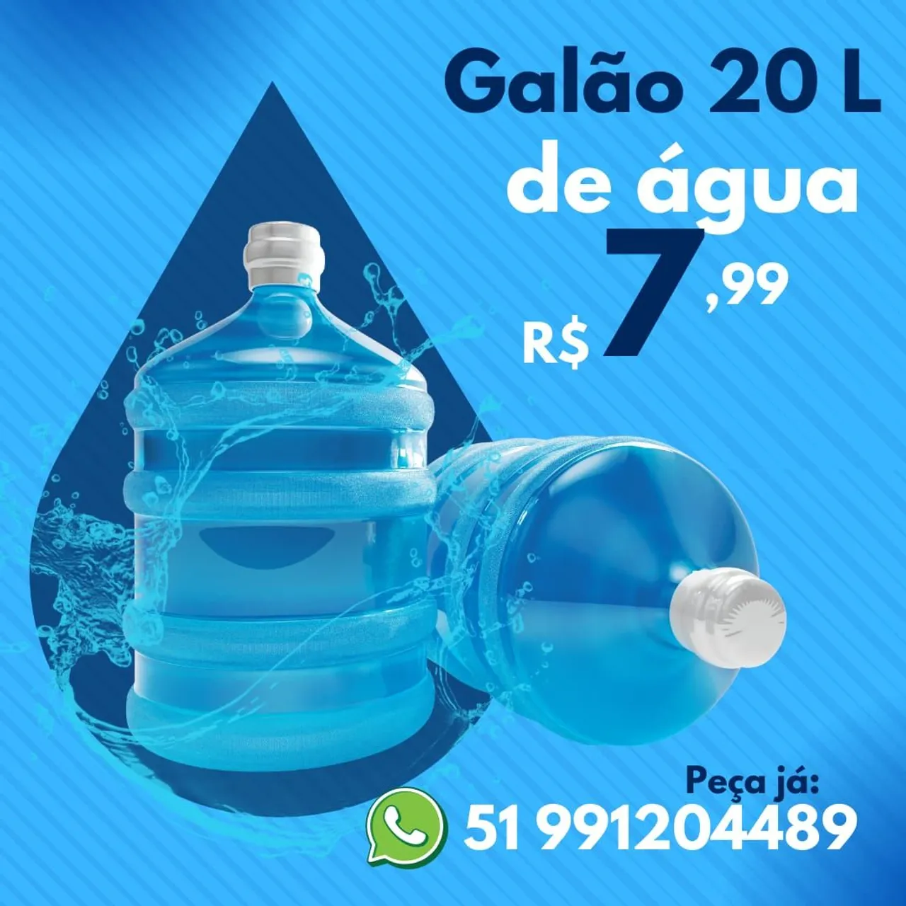"galao de agua" no Brasil