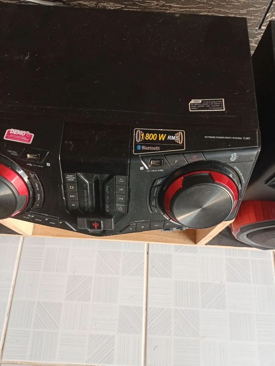 Mini system LG Cj 87 1800w - Aparelhos de Som - Alberto Maia ...