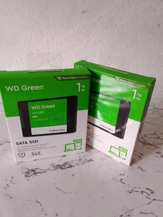 Ssd 1tb wd green westen digital original novo lacrado so 389 com garantia temos nvme tb