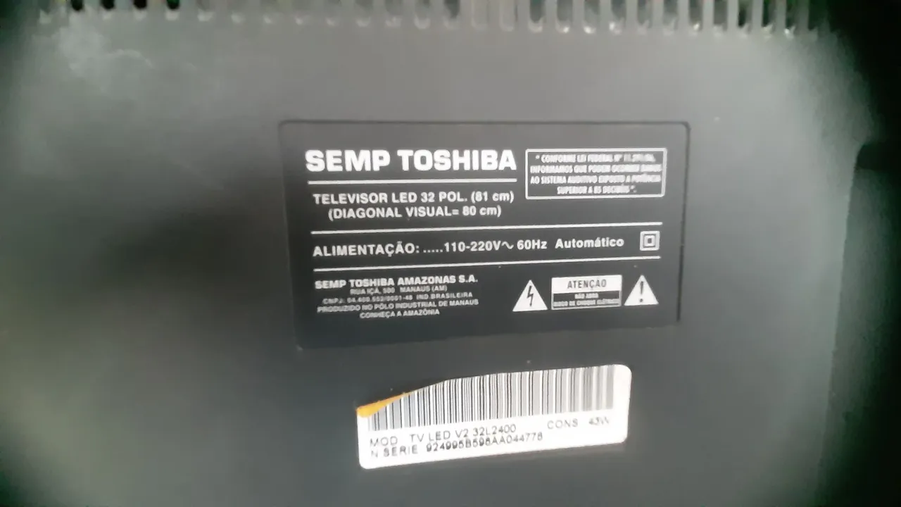 "tv semp toshiba 32 polegadas" - TVs no Brasil