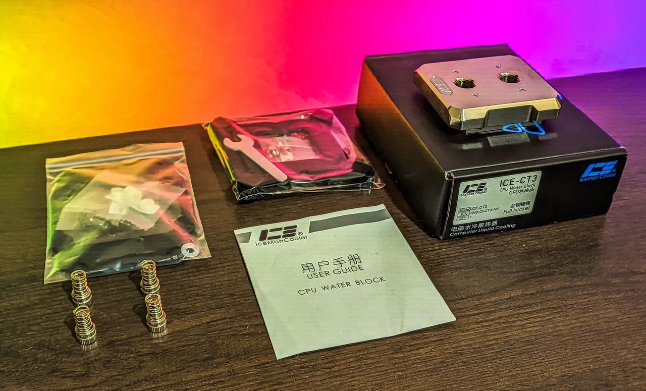 Bloco para processador (CPU Block) IceMan ICE-CT3 - Cobre para Intel e AMD