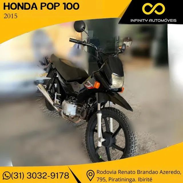 Motos HONDA POP 2015 no Brasil