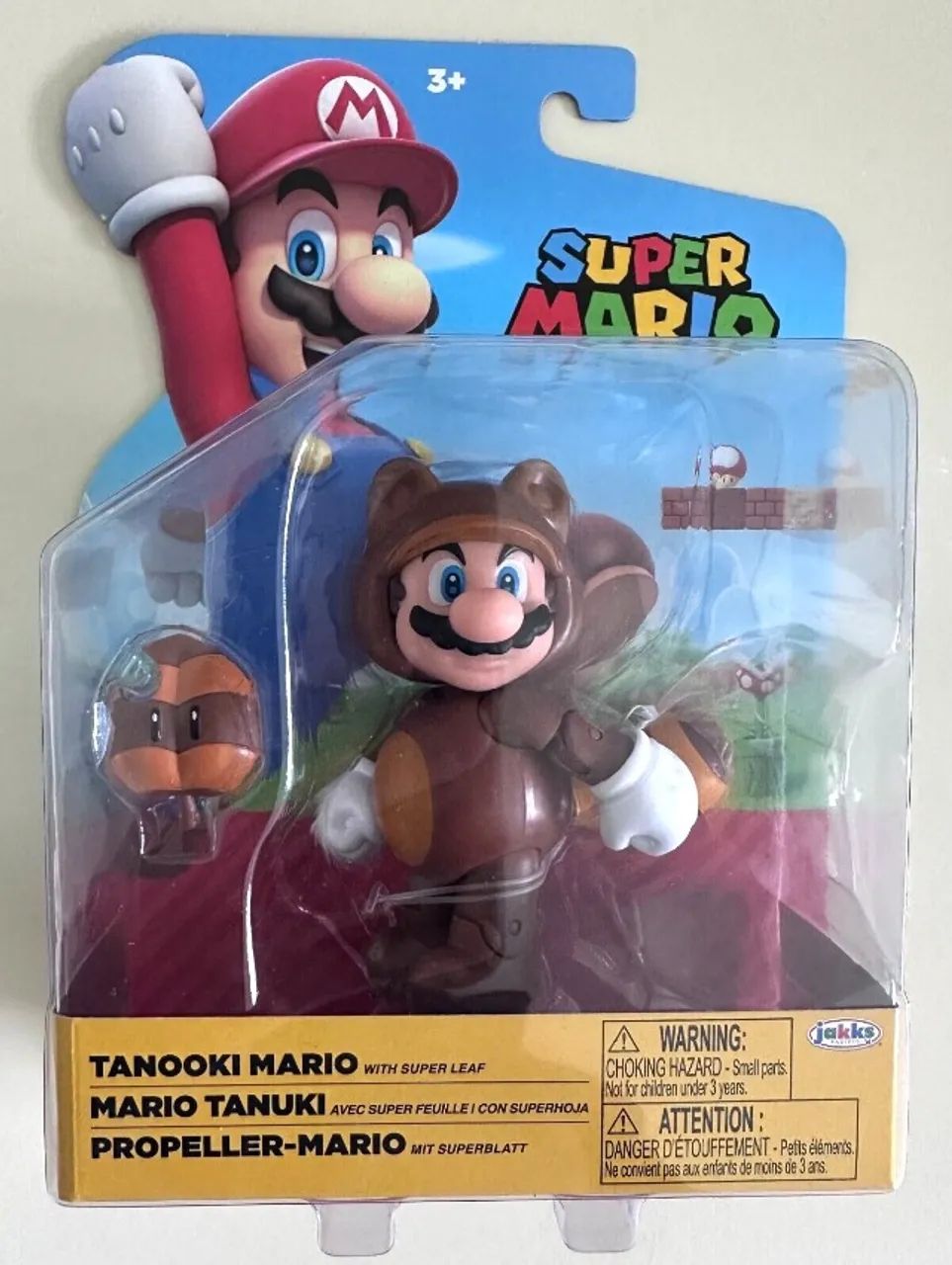 BONECO JAKKS SUPER MARIO - TANOOKI MARIO - Hobbies e coleções - Santo ...