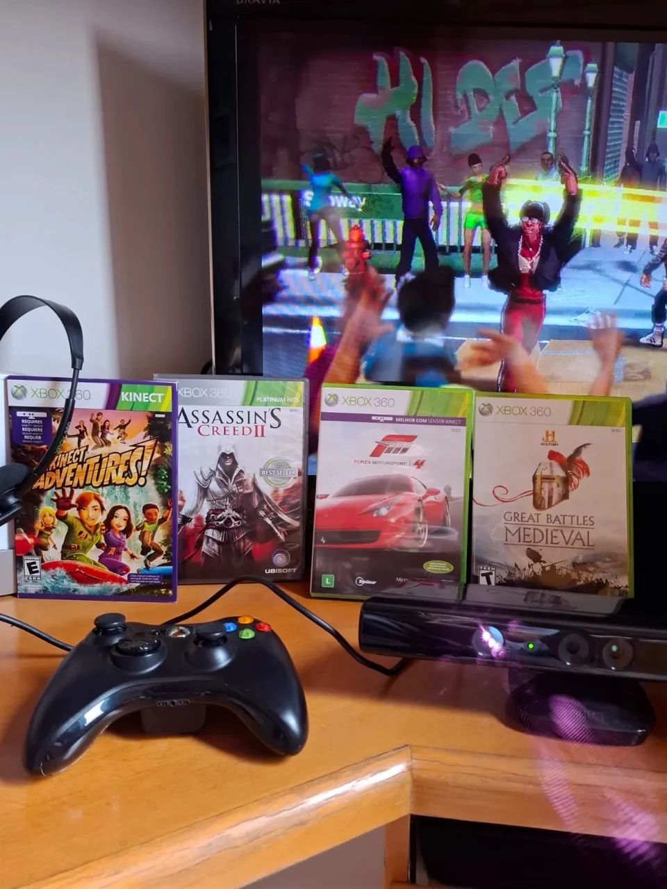 Xbox 360 Original 110V Completo na Caixa Excelente Estado - Consoles de ...