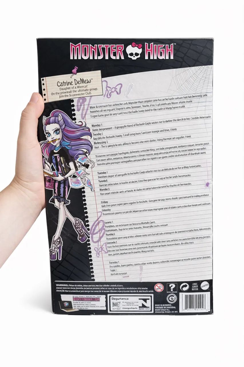 Monster High Catrine DeMew BGT33 G1 Original Mattel Lacrada ...