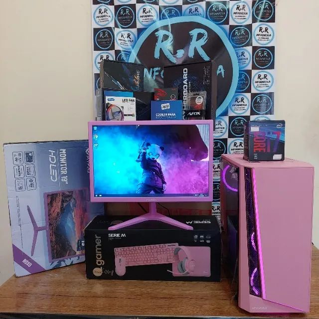 CPU Gamer Rosa - Computadores e Desktops - Montese, Fortaleza ...