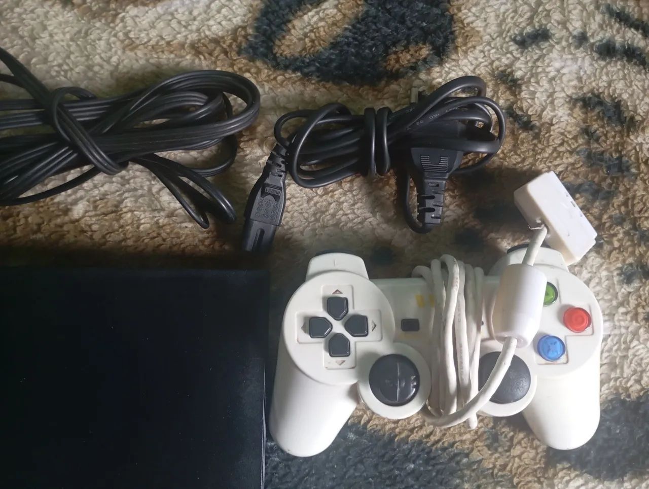 PS2 matrix com controle e todos os cabos - Consoles de Vídeo Game ...